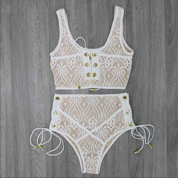 Swim | Salethe Cutest Ever White 2 Piece Bikini | Poshmark